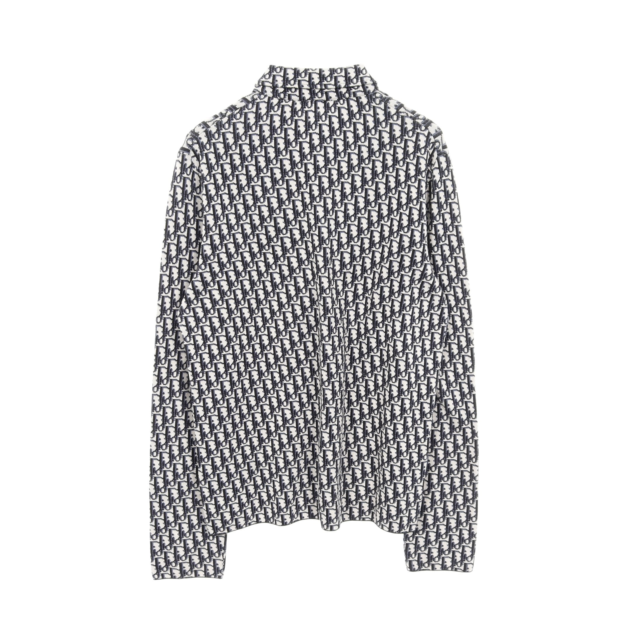 ディオール Dior オブリーク 衣料品 トップス コットン メンズ ネイビー系 / ブラック系 / アイボリー系 【中古】 オブリーク シャツ 長袖 コットン ネイビー ブラック アイボリー