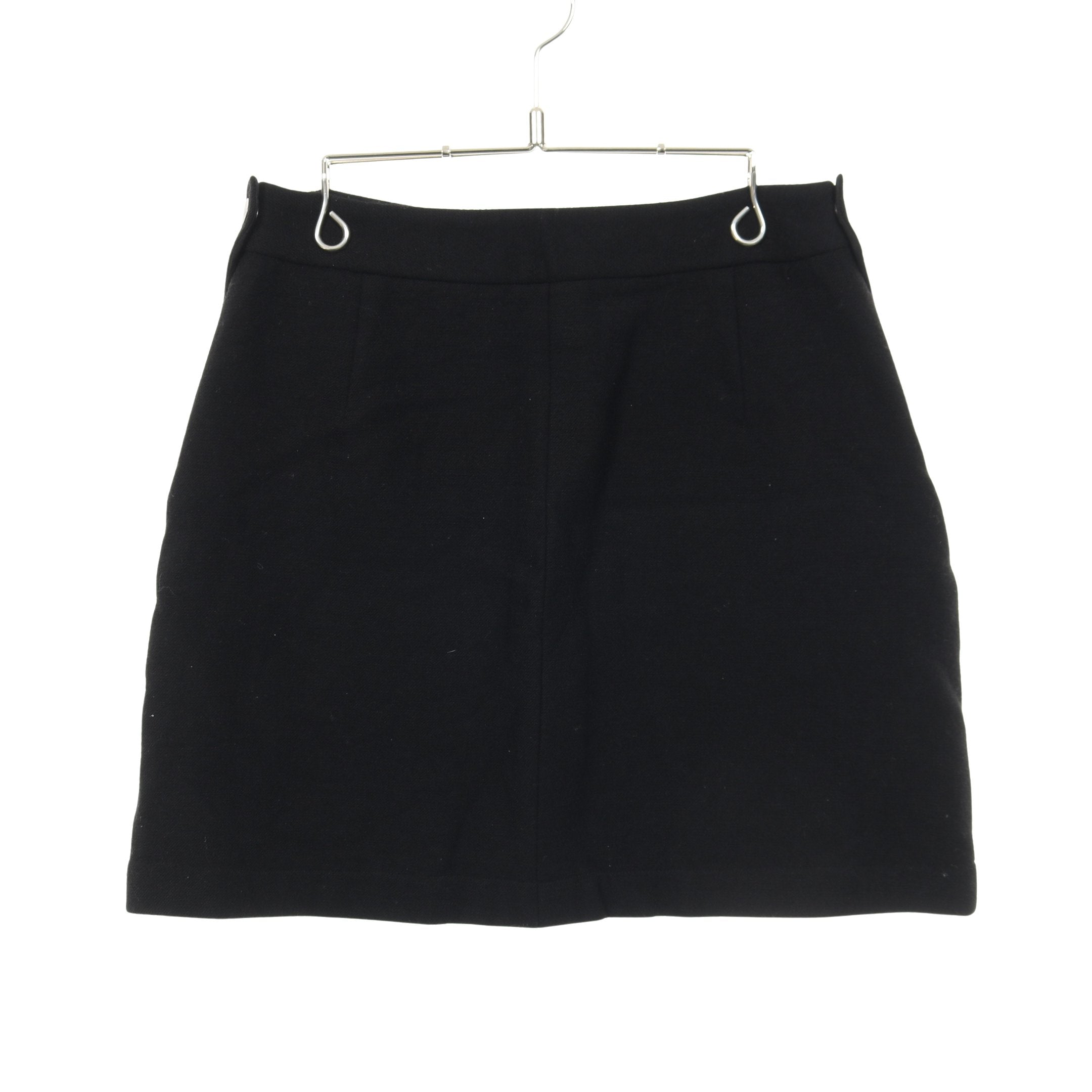 ココマークボタン スカート ウール ナイロン ブラック シャネル – RECLO