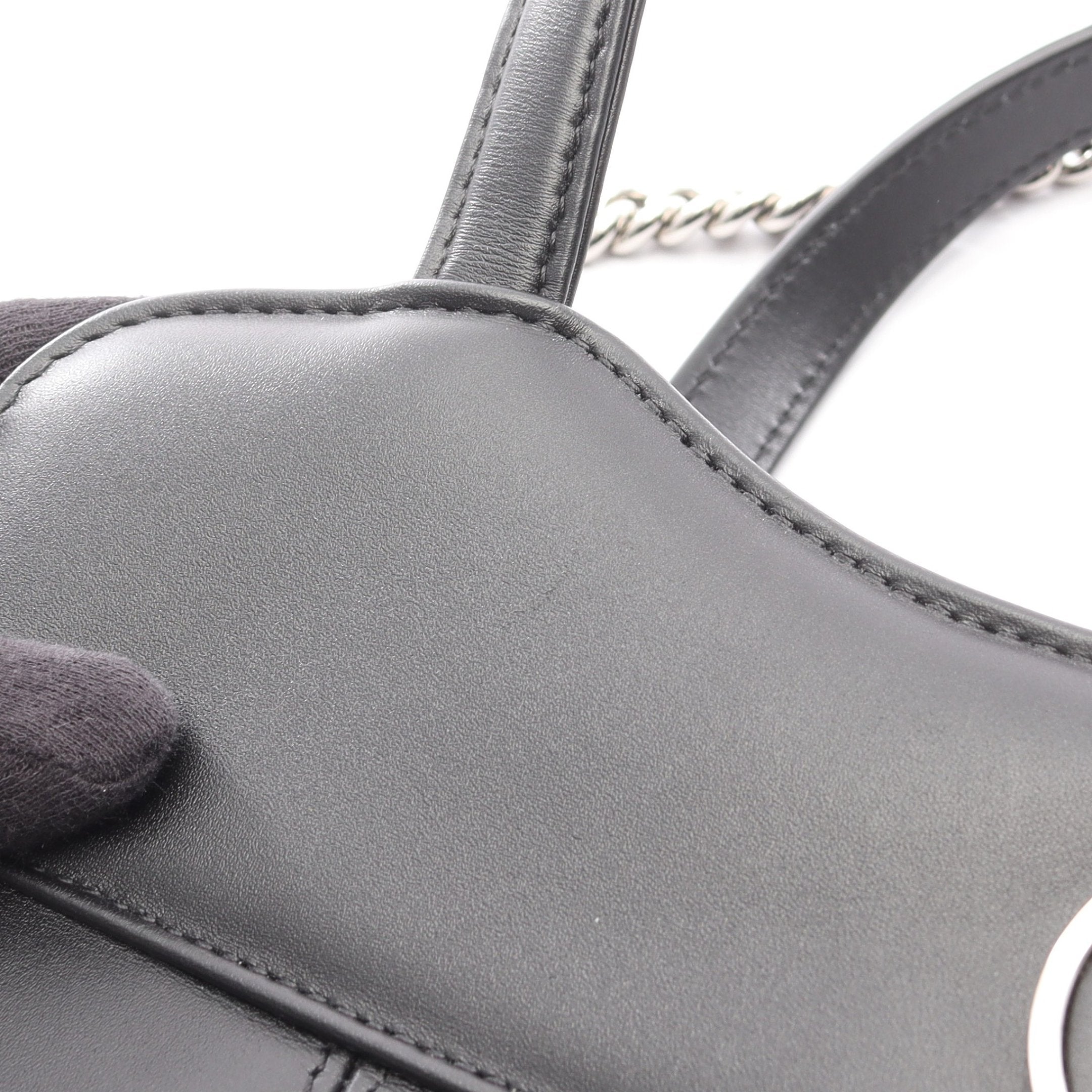 プチGG ハンドバッグ レザー ブラック 2WAY グッチ – RECLO