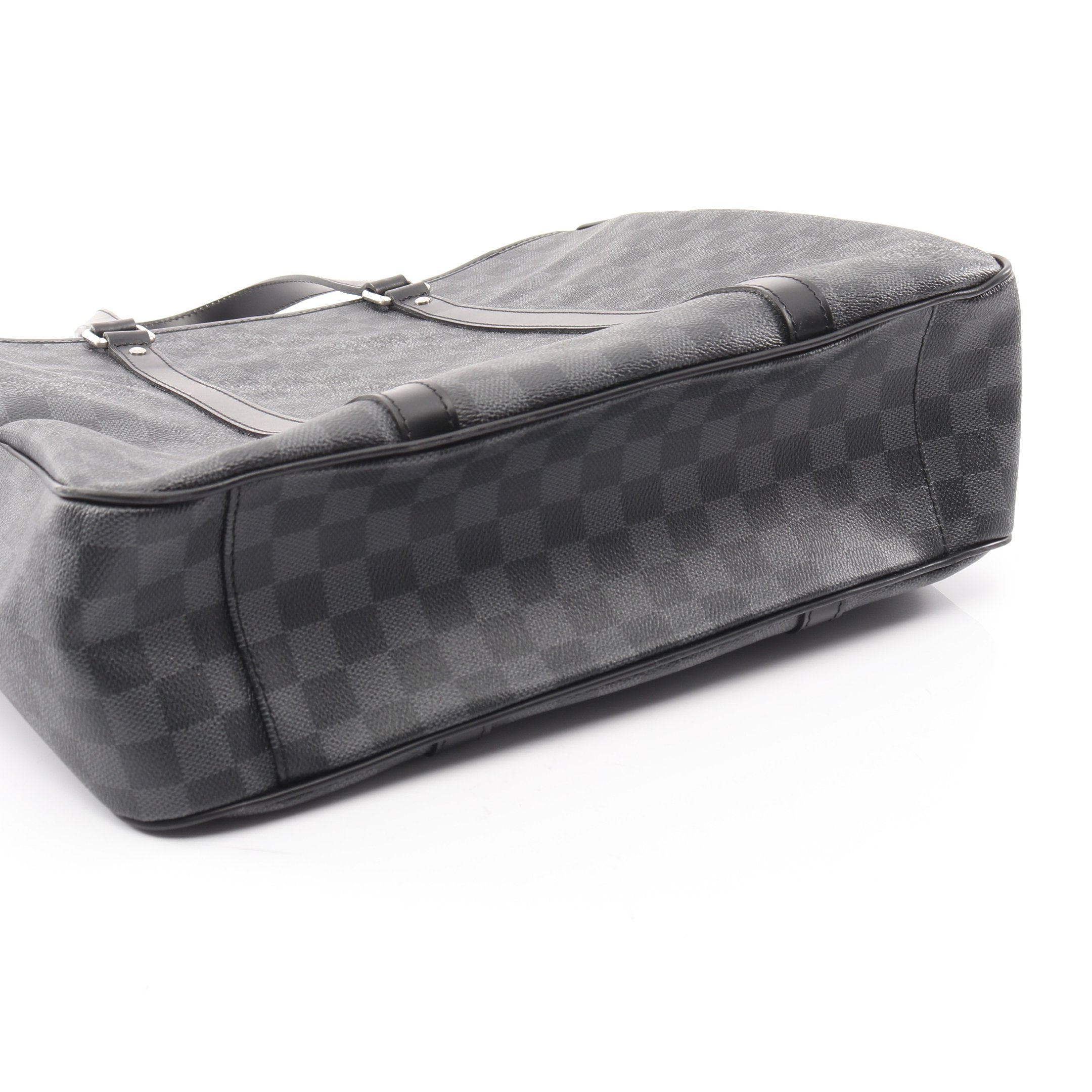 タダオ ダミエグラフィット ハンドバッグ トートバッグ PVC レザー