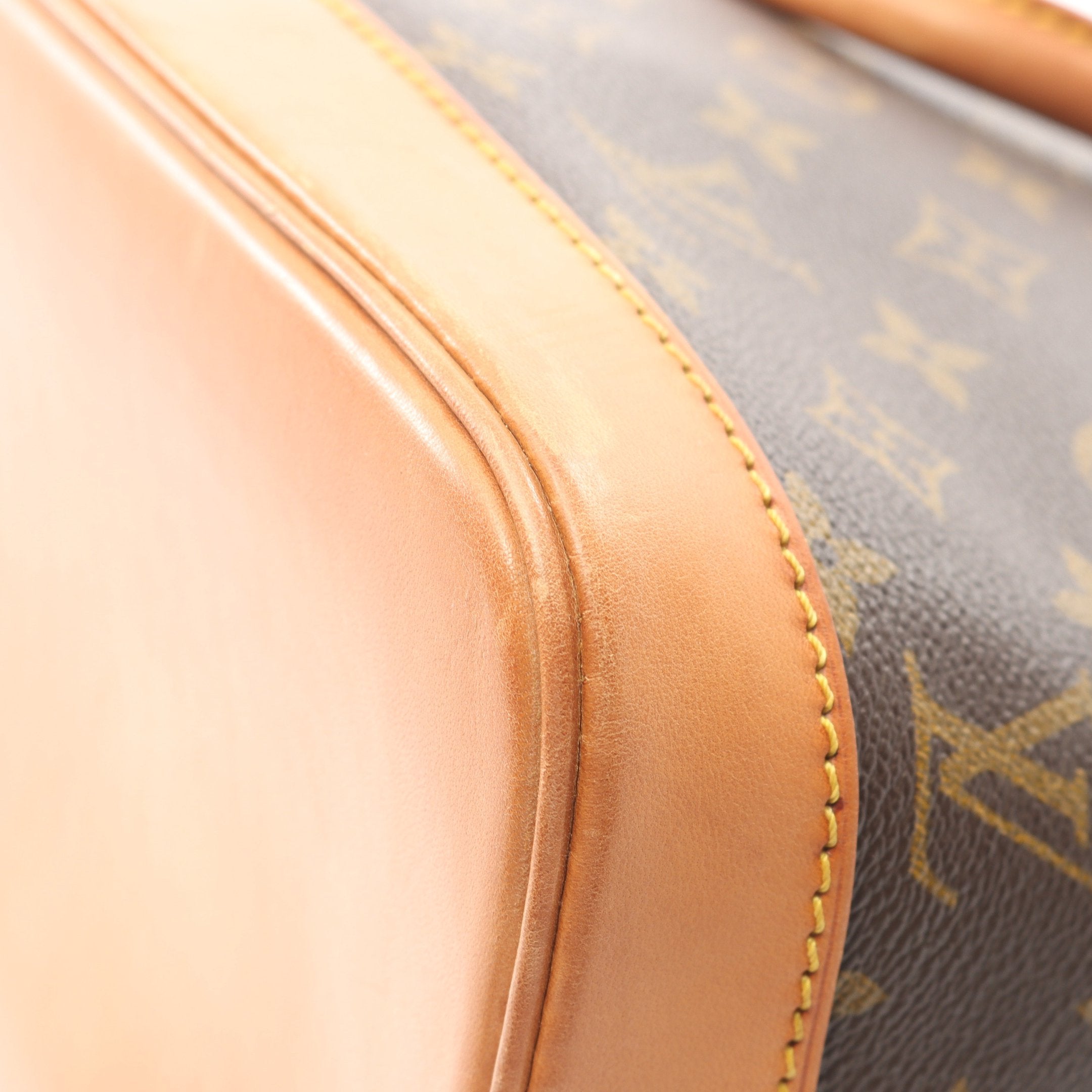 アルマPM モノグラム ハンドバッグ PVC レザー ブラウン ルイヴィトン