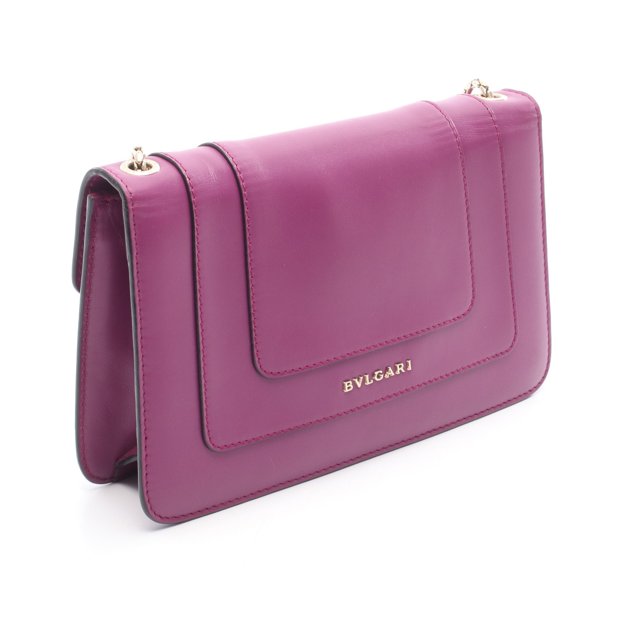 セルペンティ フォーエバー チェーンショルダーバッグ レザー ピンク